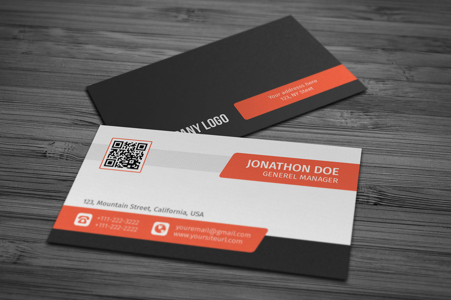 Clean Business Card Design